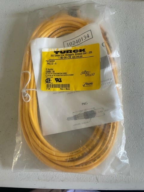 Turck Pkg 3z-6 Cable CORDSET U0066-99 PKG3Z6 for sale online | eBay