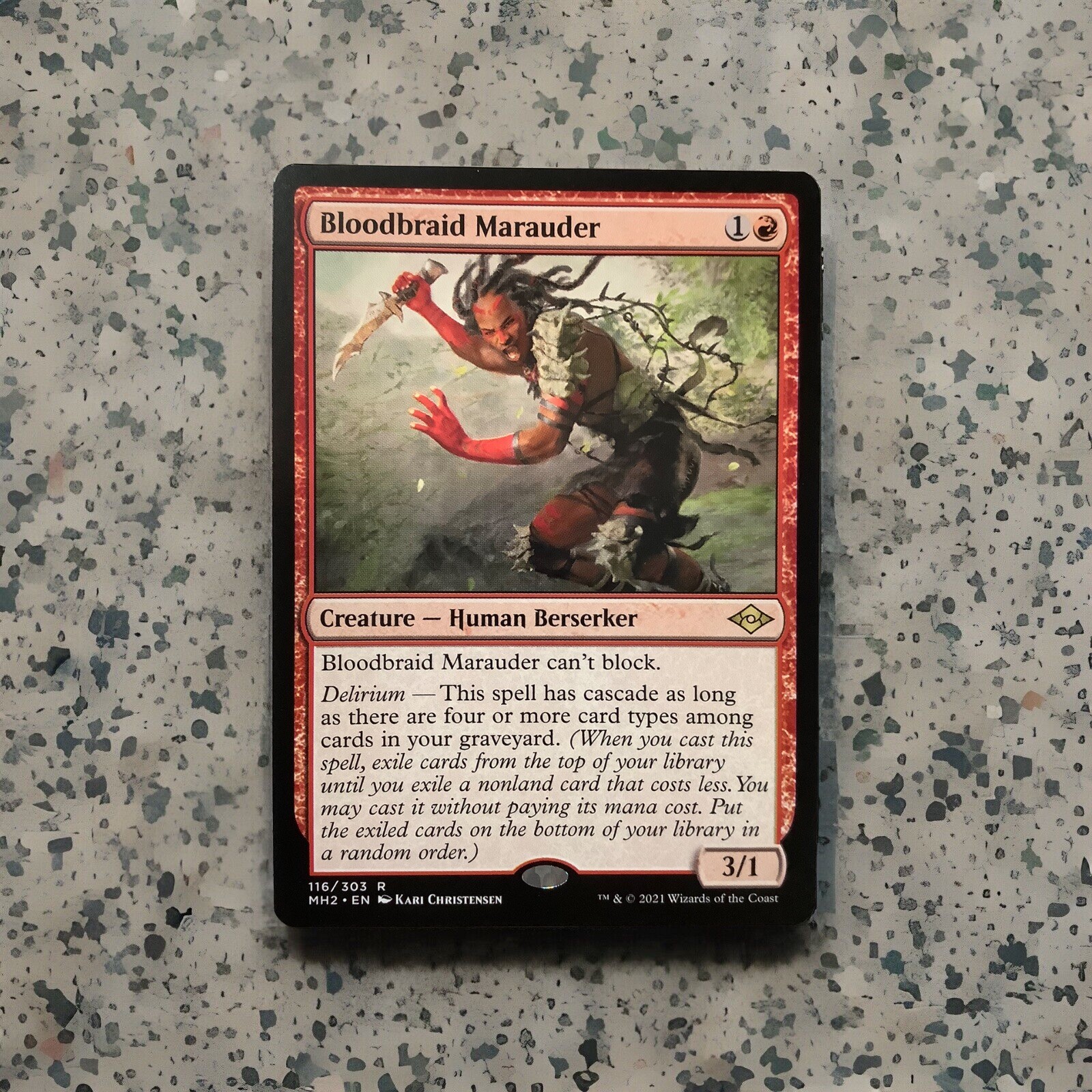 MTG Bloodbraid Marauder (Creature Human Berserker) 116/303 Regular Rare ...
