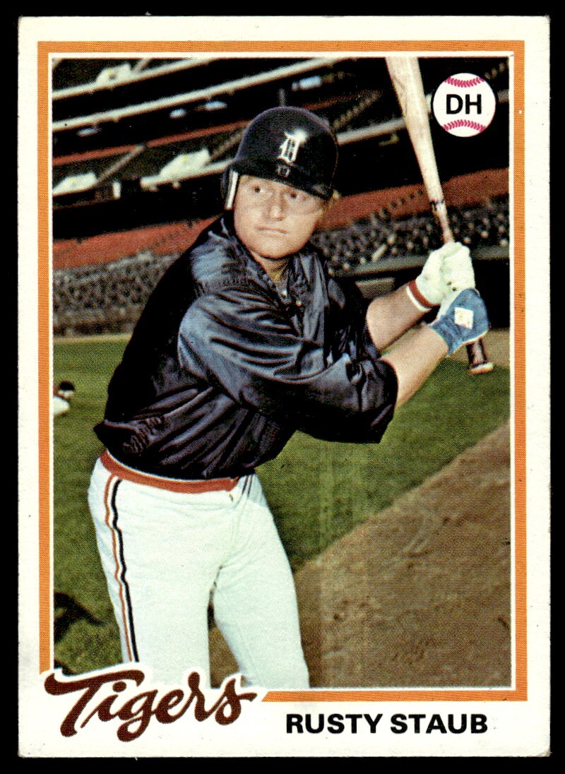 1978 Topps Rusty Staub Detroit Tigers #370 | eBay