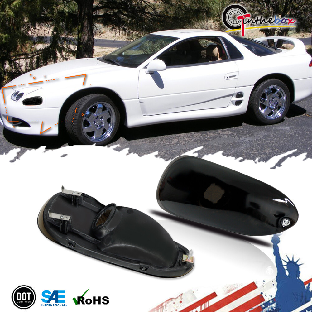 1994-1998 Mitsubishi 3000GT Smoked Front Corner Turn Signal Light ...