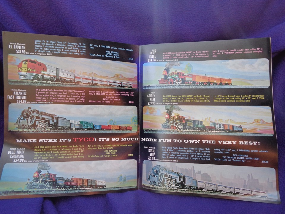VINTAGE 1962-3 TYCO HO SCALE MODEL TRAIN CATALOG MINT CONDITION | eBay