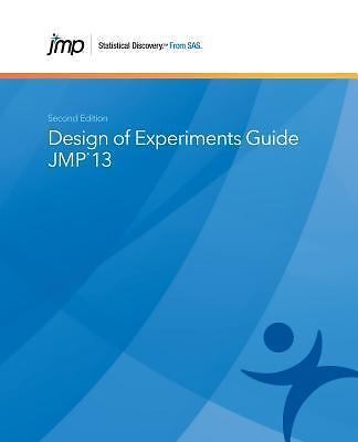 Jmp 13 Design of Experiments Guide, Second Edition by Sas (2017, Trade Paperback) for sale ...