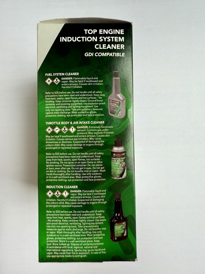 TOYOTA NEW TOP ENGINE INDUCTION SYSTEM CLEANER (3 Part Kit) | eBay