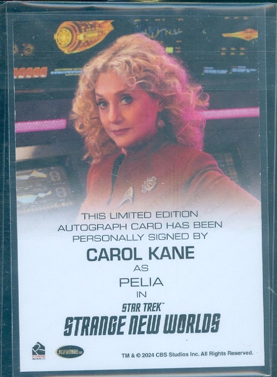 Star Trek Strange New World Season 2 Carol Kane EL Full Bleed Autograph ...