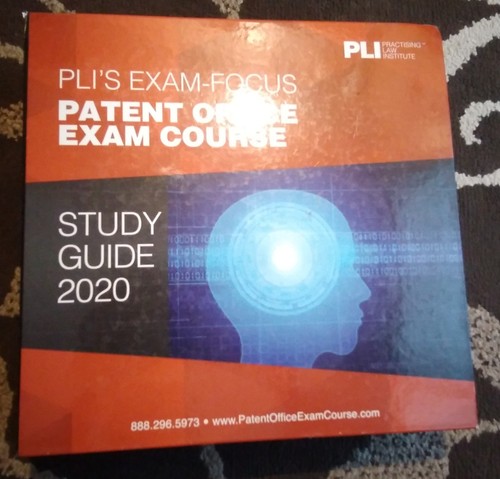 2020 PLI Exa-Focus Patent Office Exam Course Binder and Precourse ...