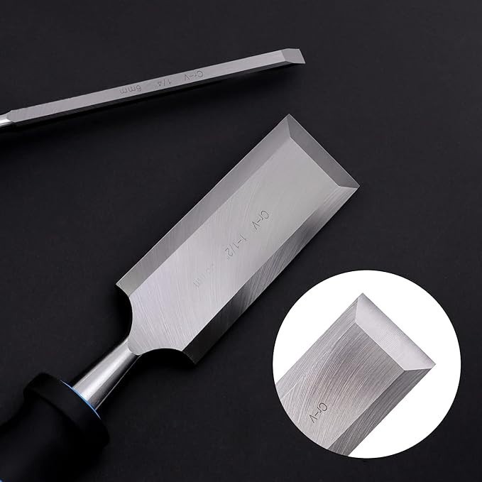 8-Piece Wood Carving Chisel Set with Honing Guide, Sharpening Stone and ...