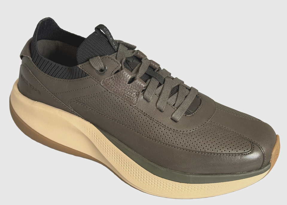 Cole Haan Mens GRAND PRO All Day RUNNER LEATHER Sneaker Shoe Chocolate ...