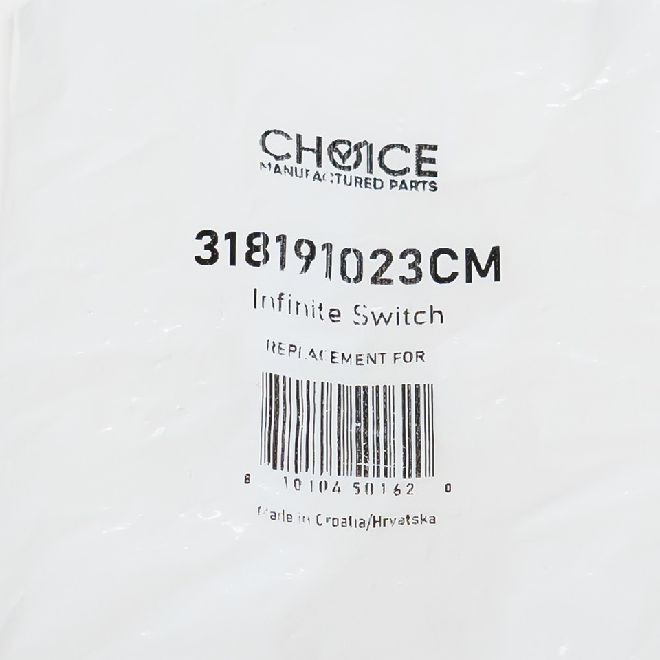 Choice 318191023 Range Burner Infinite Switch Control for Electrolux ...