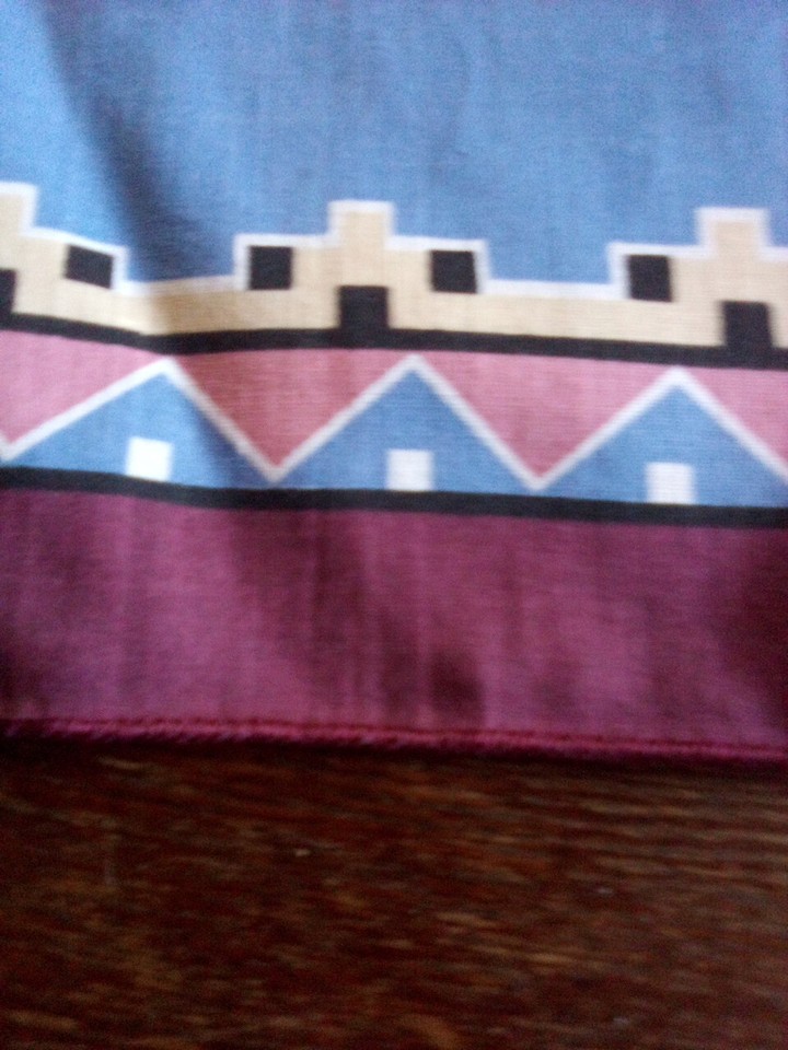Vintage Native American Bandana Made In USA Cow Skulls And Horses | eBay