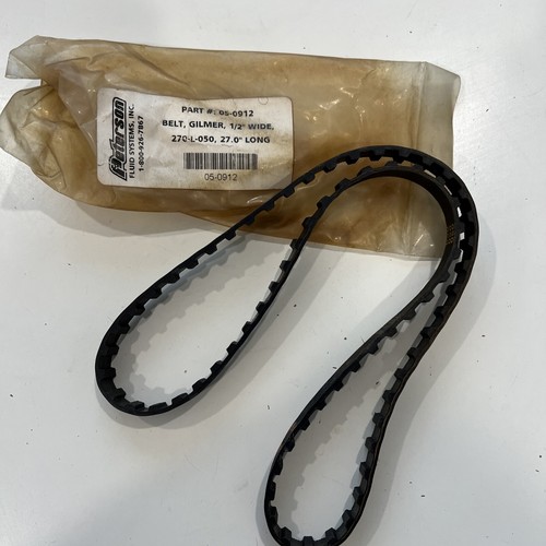 Peterson Fluid Systems 05-0912 Gilmer Belts; 270-L050 27" Long; 1/2 ...