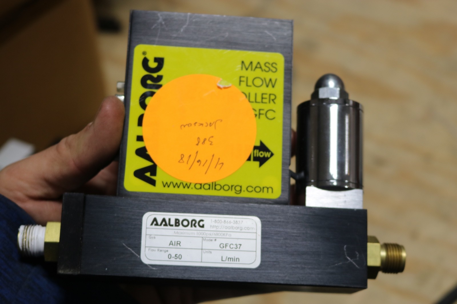 Aalborg GFC37 Mass Flow Controller Gas N2 for sale online | eBay