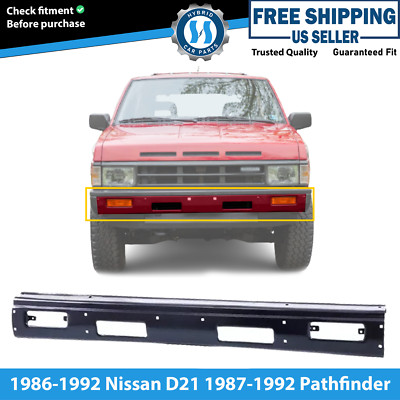 New Front Center Bumper Painted Steel for 1986-92 Nissan D21 1987-92 ...