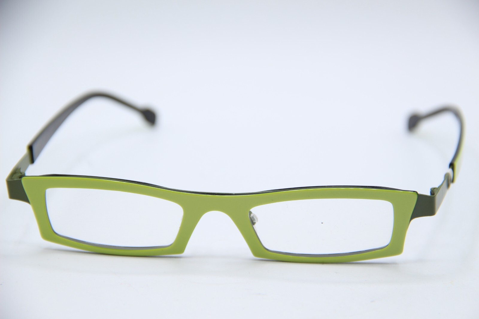 NEW THEO BELGIUM DIRK 7 YELLOW BLACK AUTHENTIC FRAMES EYEGLASSES 44-21 ...