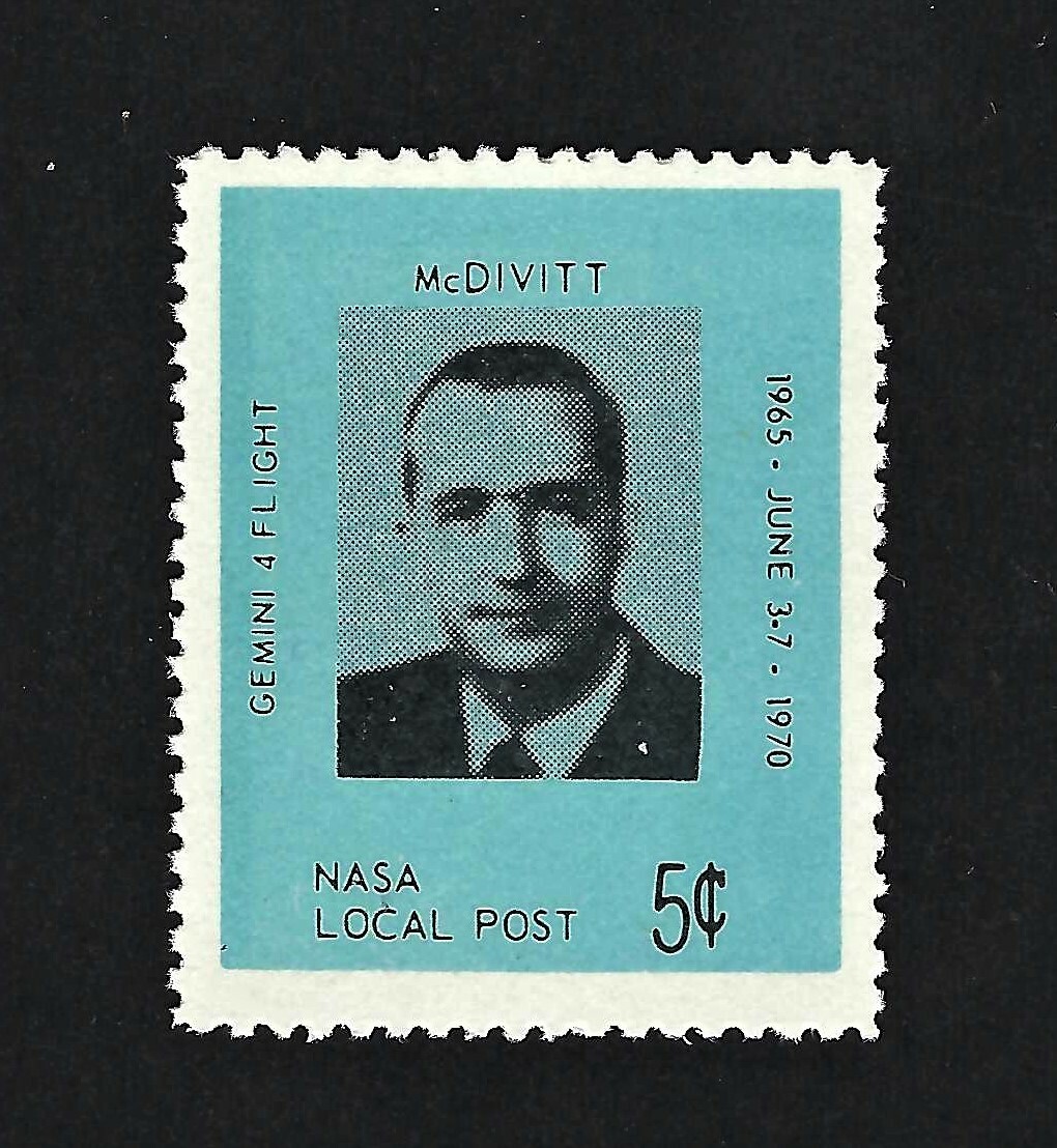 NASA Local Post Stamp for McDivitt and Gemini 4 Flight | eBay