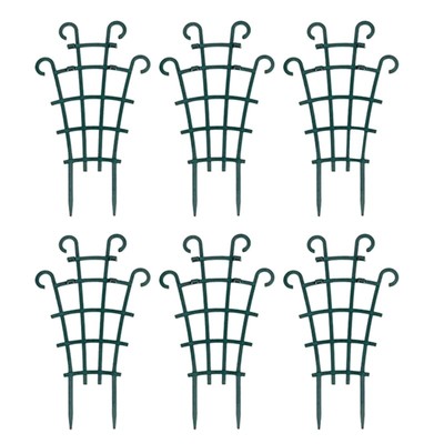 6pcs Fan-Shaped Plant Support Garden Trellis for Climbing Vegetable ...