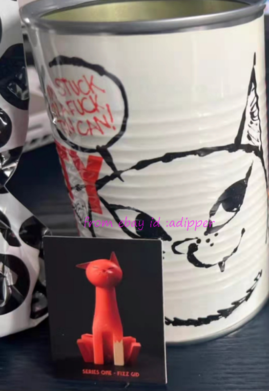 Perfect Underverse Uv Popbot Presents Kitty In A Can Hidden Luminous ...