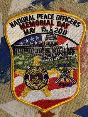 National peace officers Memorial Day 2011 Honor Guard Patch | eBay