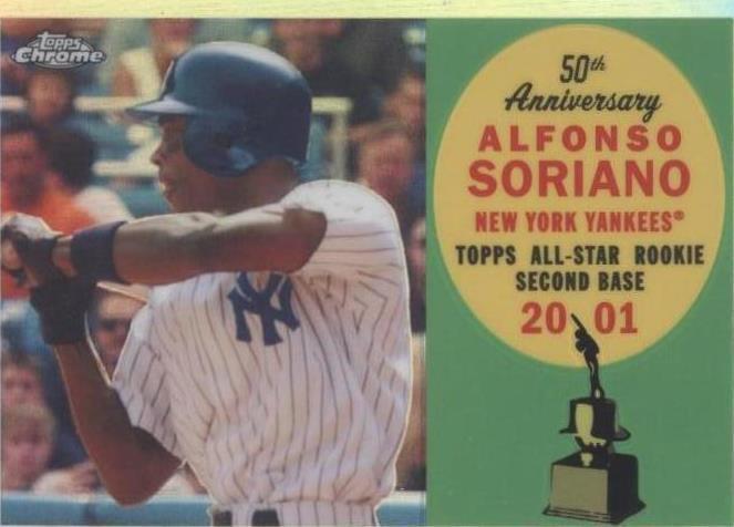 2008 Topps Chrome - Topps All-Rookie Team Alfonso Soriano #ARC8 Refractor /400 for sale online ...