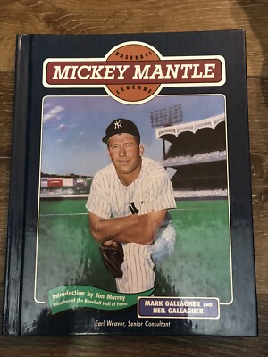 Baseball MLB Mickey Mantle Hardcover Book by Mark Gallagher Neil ...