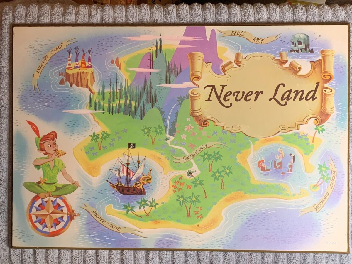 Peter Pan Neverland Map