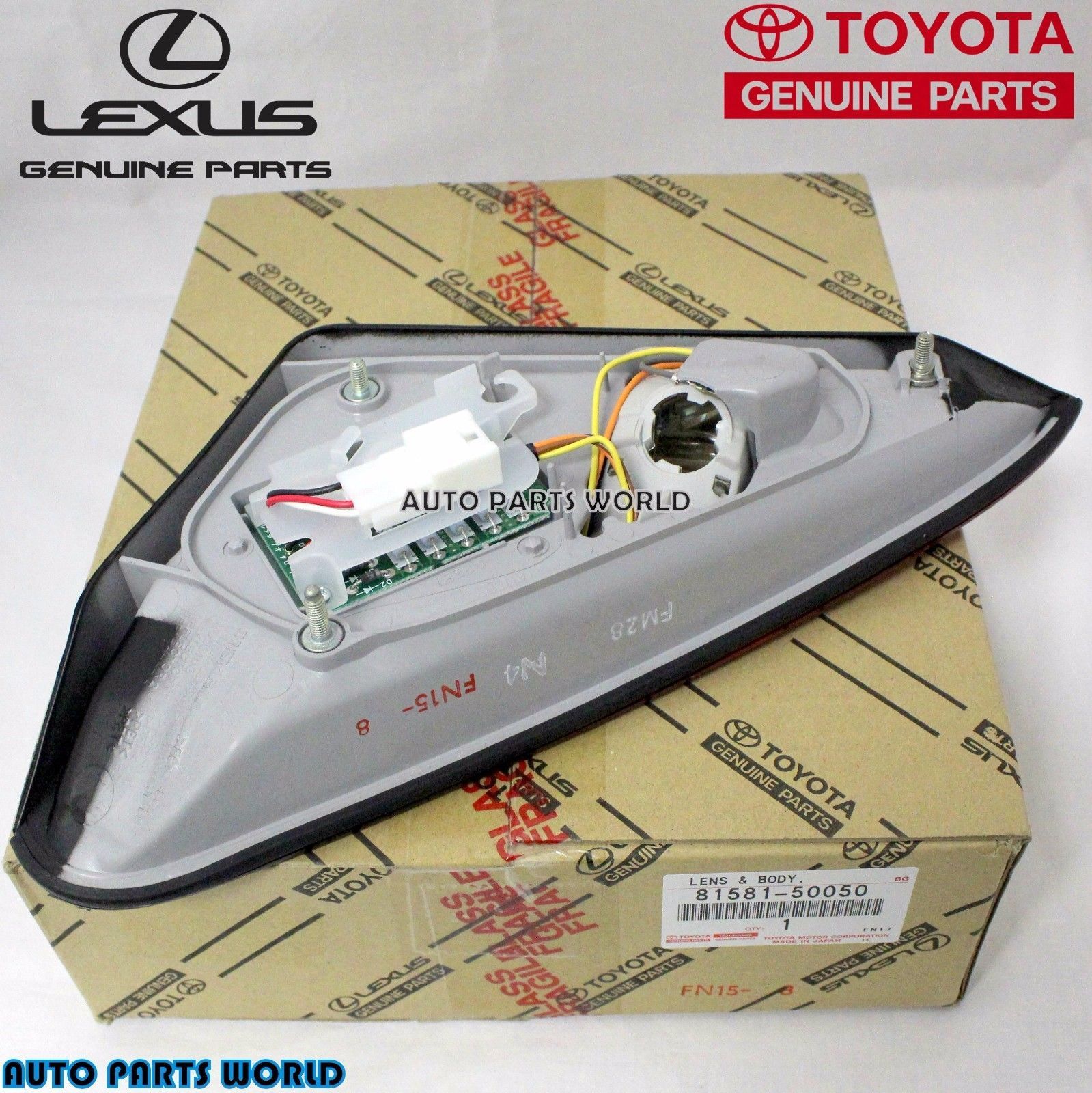 NEW GENUINE OEM LEXUS 04-06 LS430 RIGHT & LEFT INNER BACK TAIL LIGHT ...