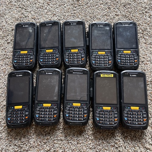 Lot Of (10) Motorola ZEBRA MC45 MC4597 HANDHELD MOBILE COMPUTER BARCODE ...