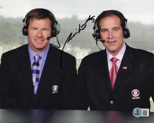 Jim Nantz Masters PGA Autographed Signed NICK FALDO CBS GOLF 8x10 Photo ...