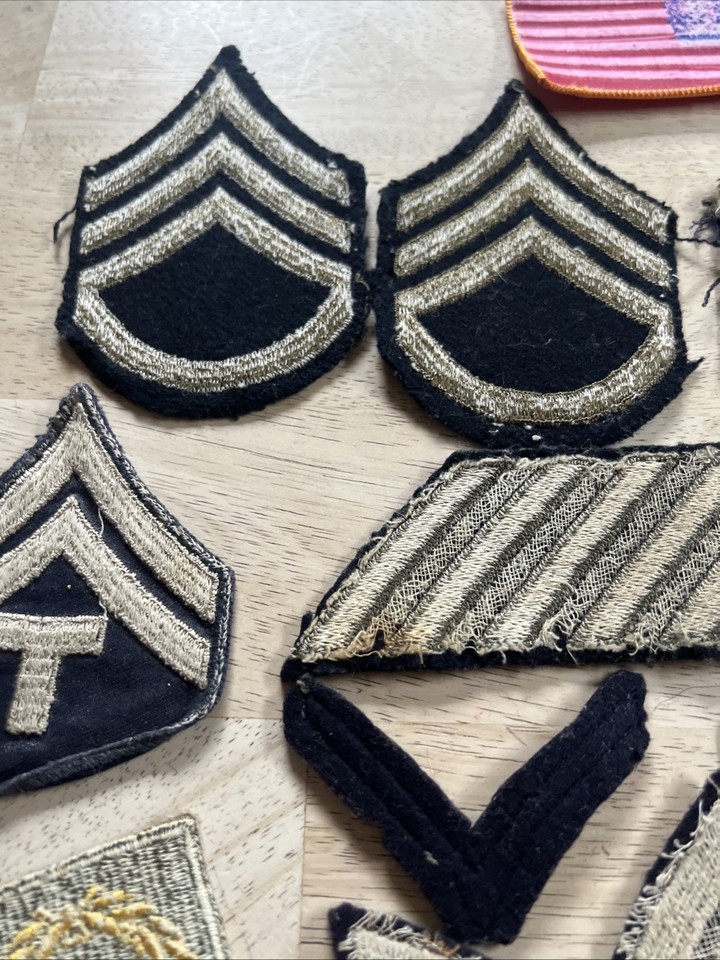 Vintage Assorted Military Patches 19 Total | eBay