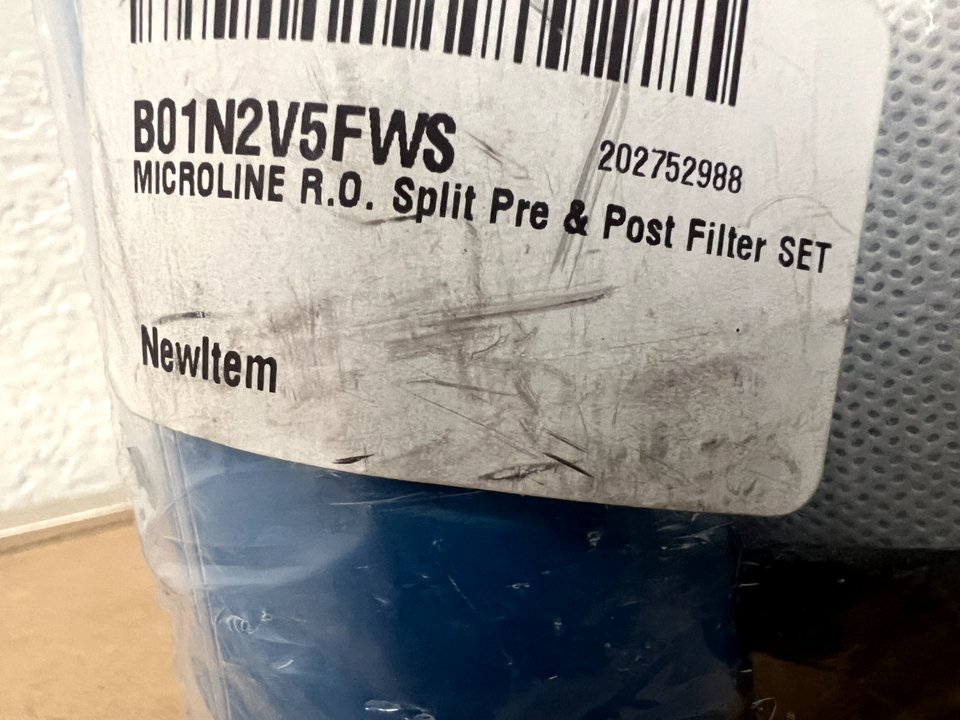 Microline RO Split Pre & Post Filter SET- S7025 S7028 TFC-300, TFC-335 ...