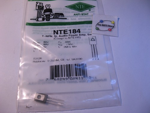 NTE184 NPN Silicon Transistor NTE ECG184 GE-57 SK3190 - NOS Qty 1 | eBay
