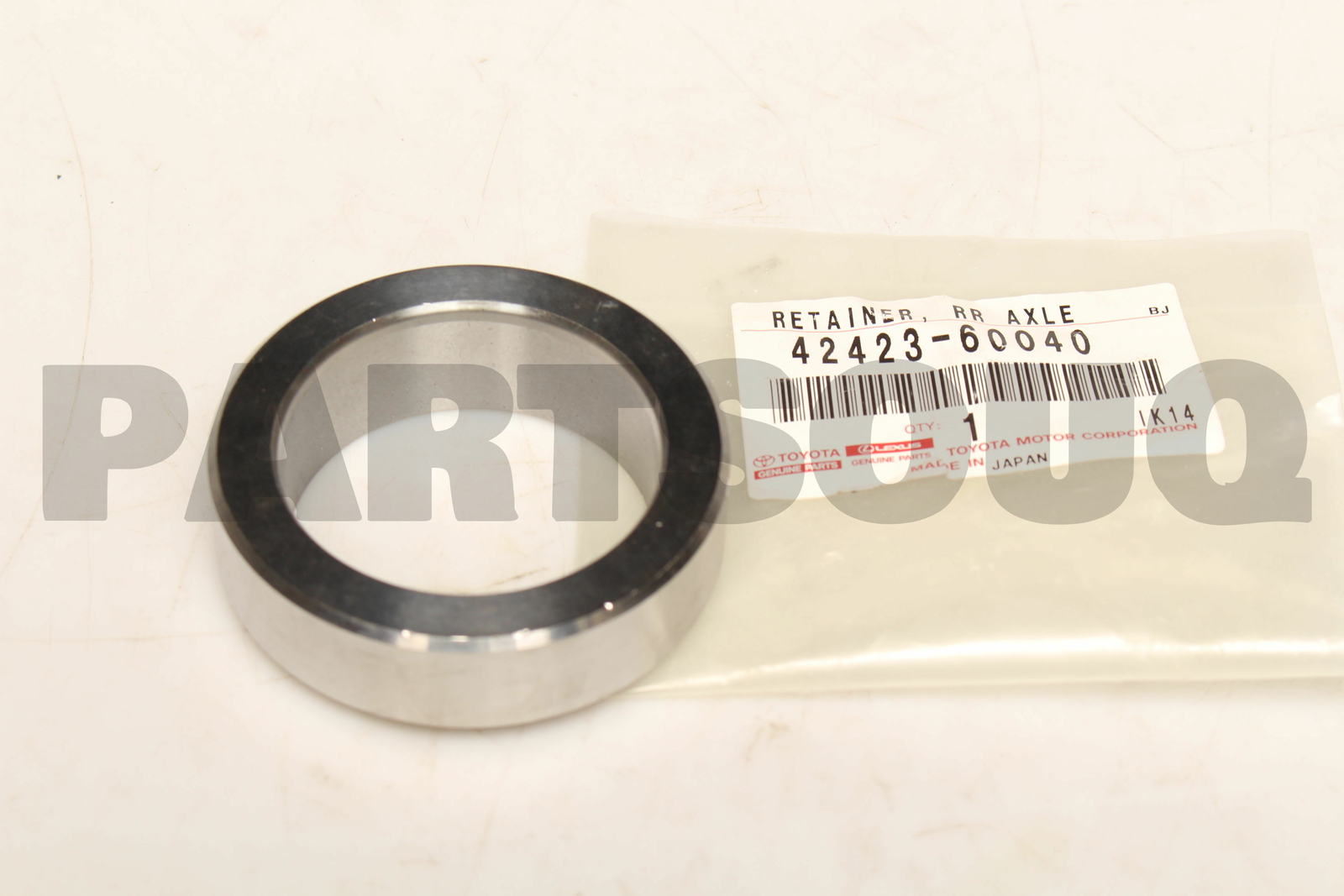 4242360040 Genuine Toyota RETAINER, REAR AXLE BEARING, INNER, RH/LH ...