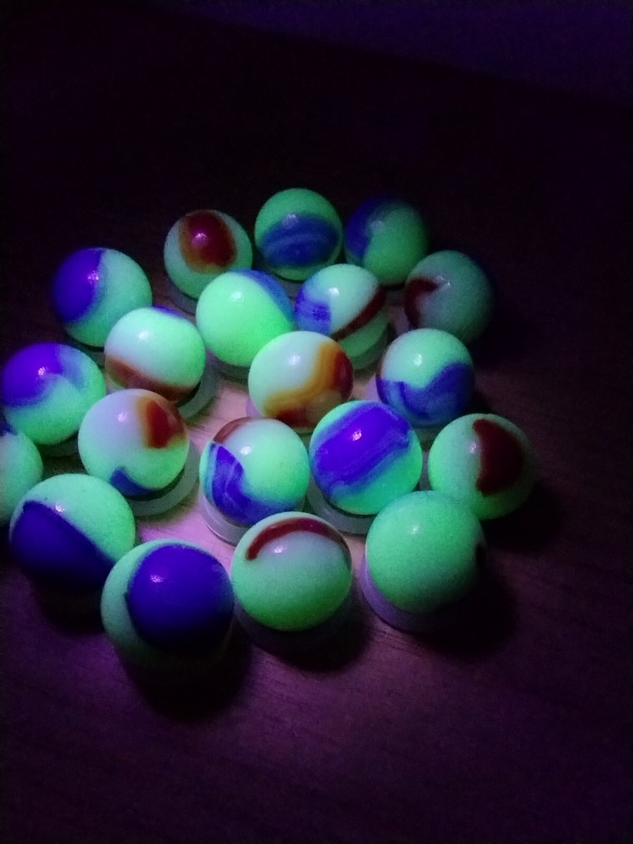 Uranium Glass Marbles Amazon.com: Curated Collectables Uranium Glass