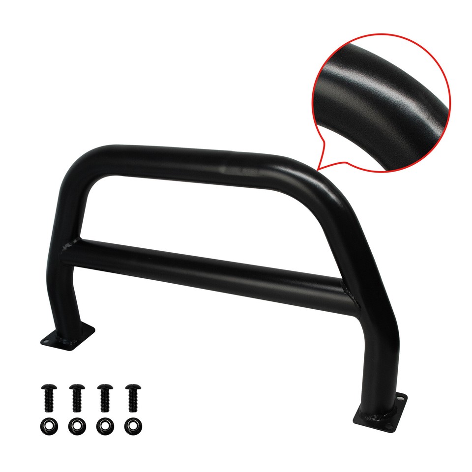 Front Steel Grille Brush Guard Bull Bar Fits Jeep Wrangler Gladiator JL ...