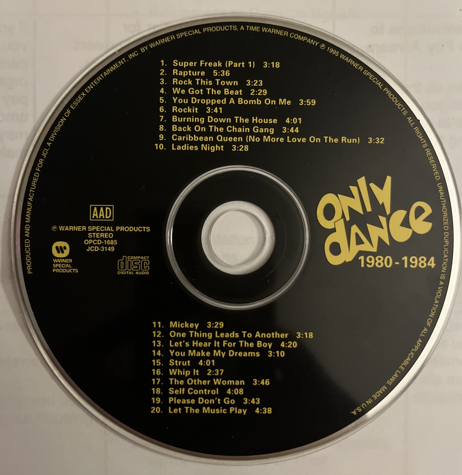 Only Dance 1985-1989 CD Only The Pretenders, a-ha, Talking Heads, Banana Rama | eBay