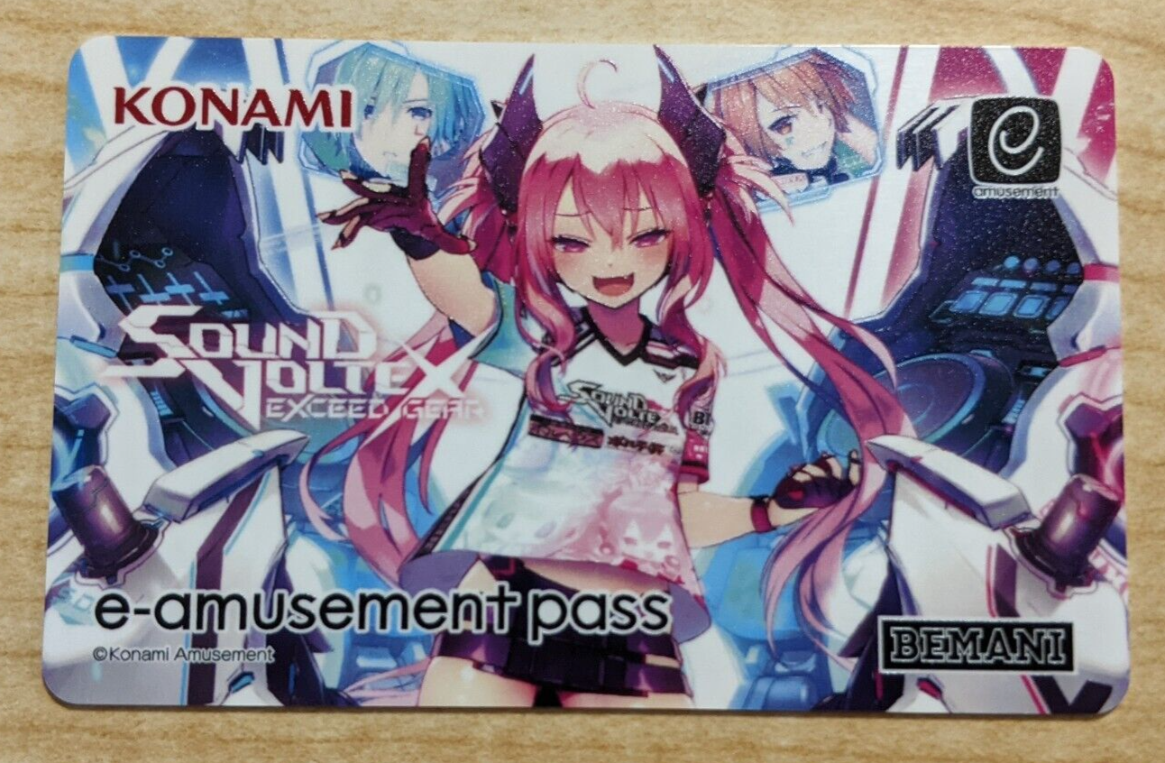 SHIPS FROM USA NEW Konami e-AMUSEMENT PASS Card Sound Voltex SDVX | eBay