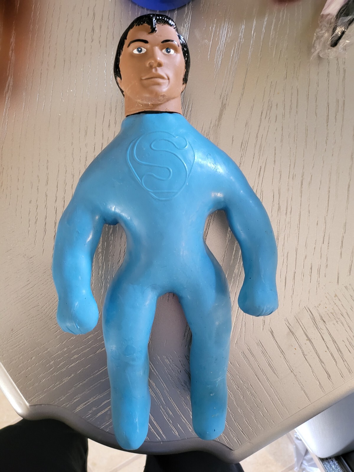 Elastic custom superman Original S Logo stretch armstrong kenner Fisher ...