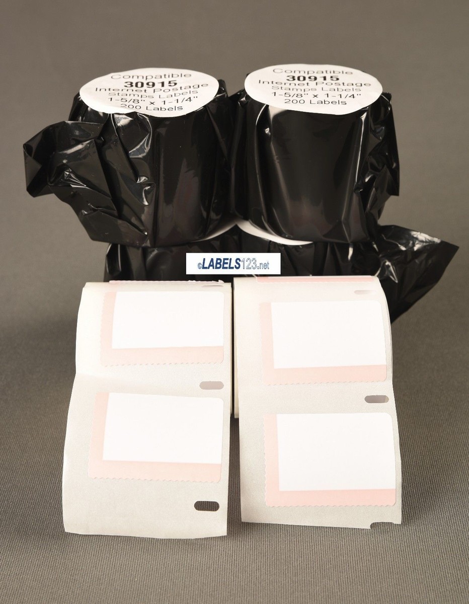 Postage Stamps BETCKEY - Compatible DYMO 30334 (2-1/4\" X 1-1/4 ...