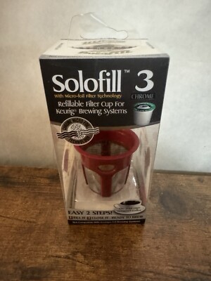 SOLOFILL K Cup Refillable Coffee Filter For Keurig Brewing System BPA ...
