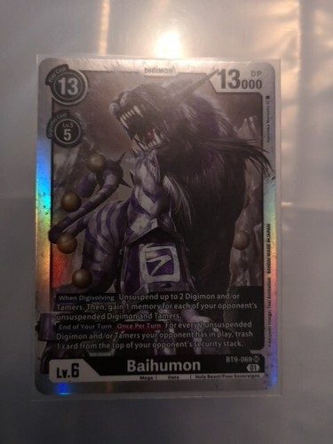 Baihumon Digimon Card Game English Bt9-069 | eBay