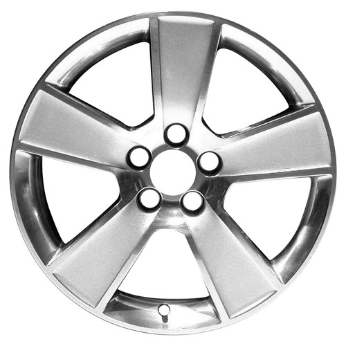 03647 Used 18X8.5 Alloy Wheel Rim Bright Silver Painted with Polished ...