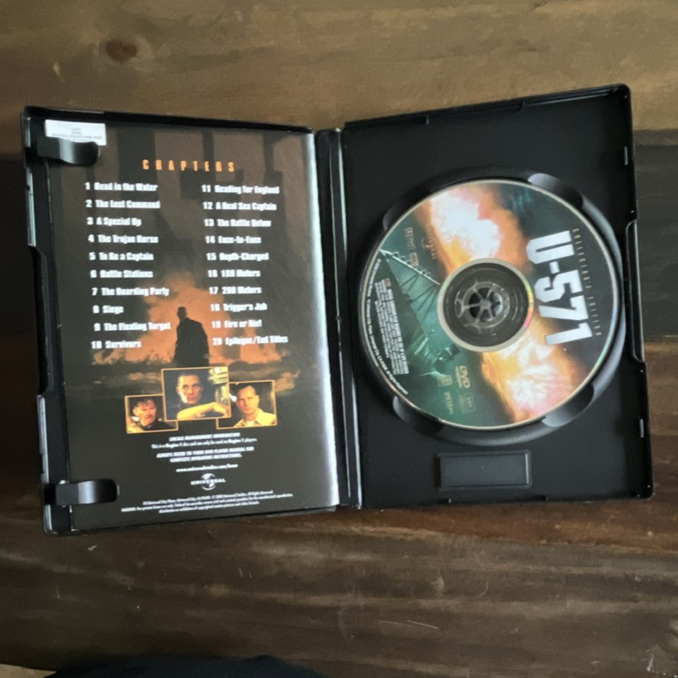 Universal Studios U-571 DVD Collector's Edition Widescreen Keitel ...