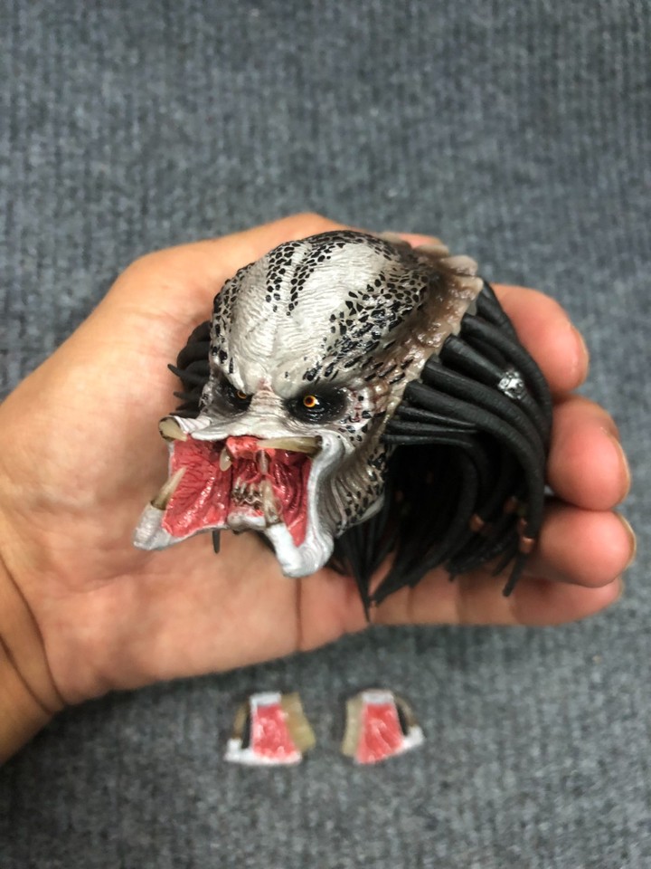 1/6 Hot Toys MMS126 Predator 2 Guardian Predator Head Sculpt for Action ...