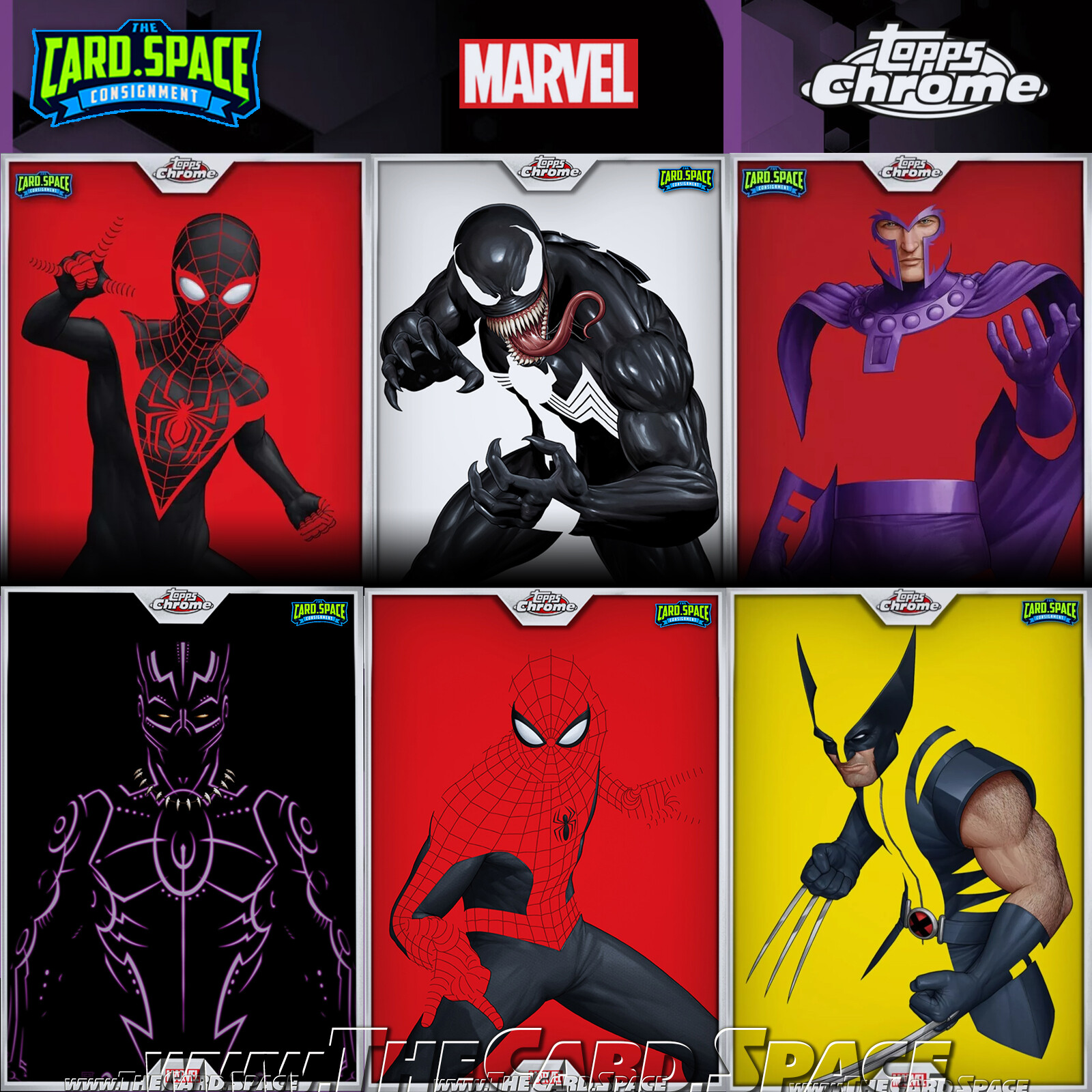 YOU PICK! SUPER RARE - 2024 Topps Chrome Marvel - NEGATIVE SPACE Topps ...