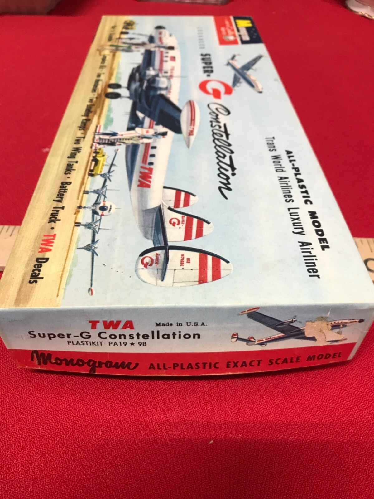 Vintage 1957 Monogram Lockheed Super G Constellation Model Kit | eBay