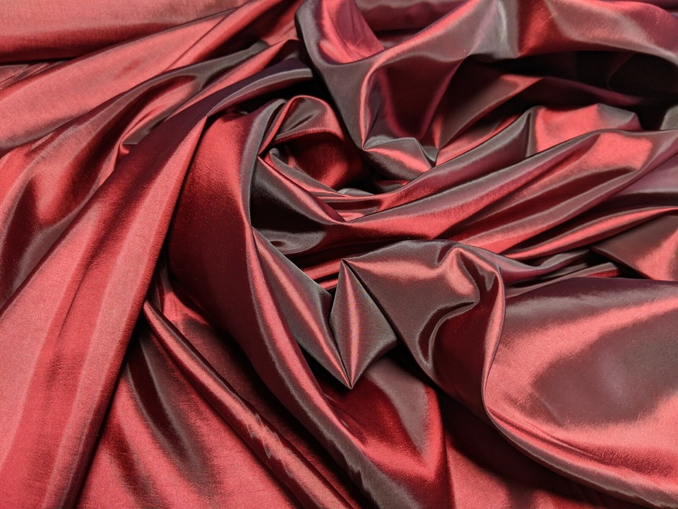 Taffeta by yard in 40 colors to choose, 59" wide, medium weight for ...