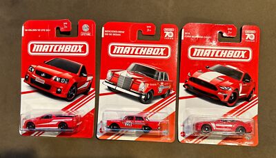 2024 Matchbox Red Edition (3)- MUSTANG, HOLDEN & MERCEDES Target | eBay