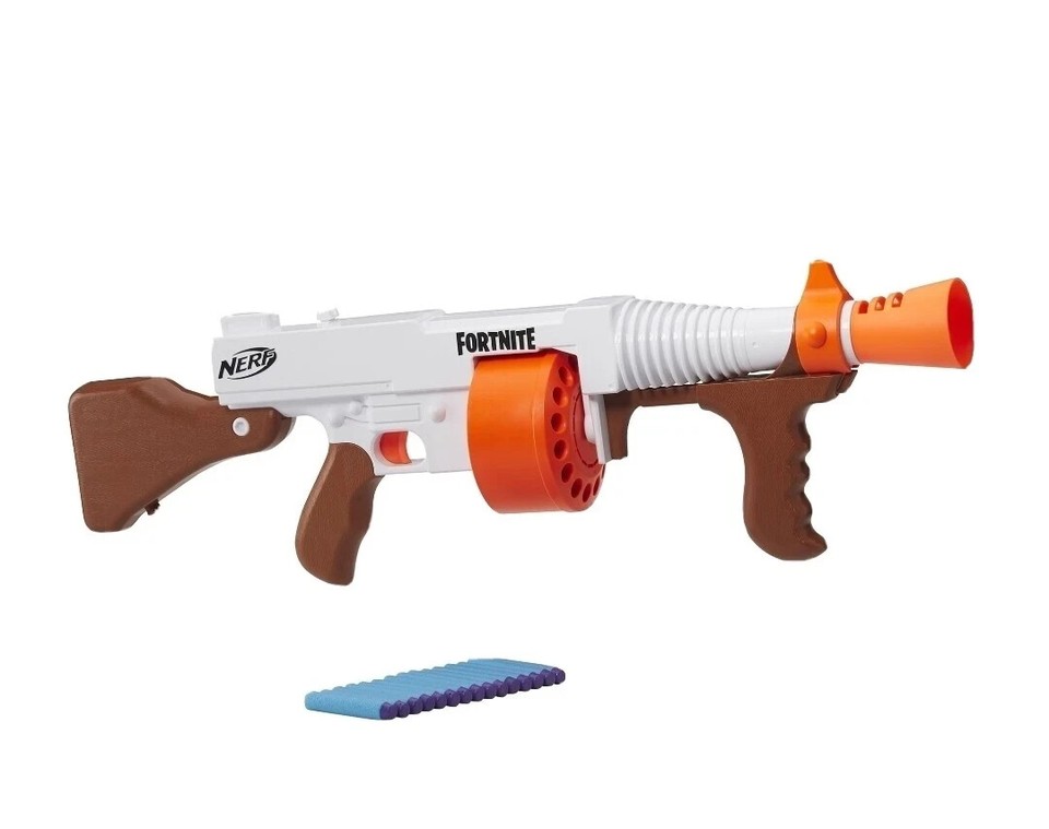 Fortnite DG Nerf Gun Drum Blaster with 15 Official Elite Darts Great ...