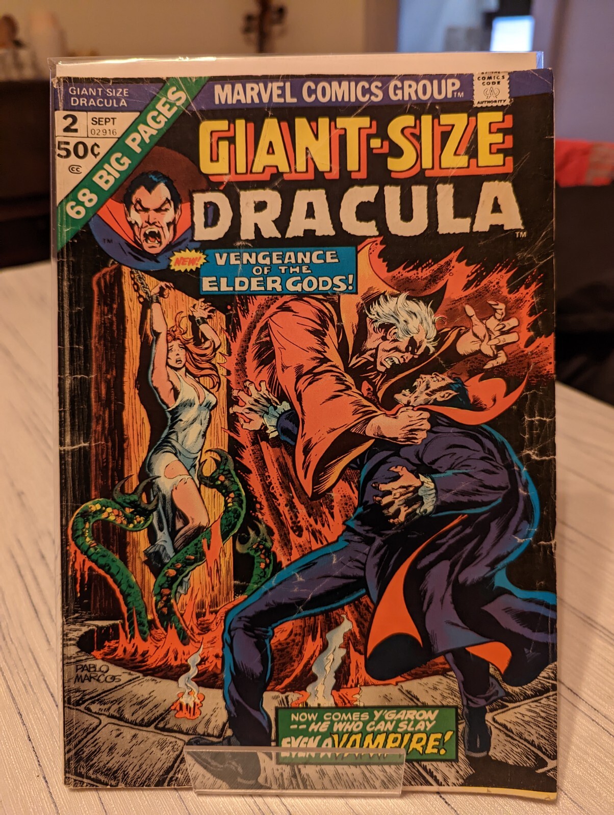 Giant-Size Dracula 2, Bronze Age 1974, 1st app of Y'Garon, Chris ...