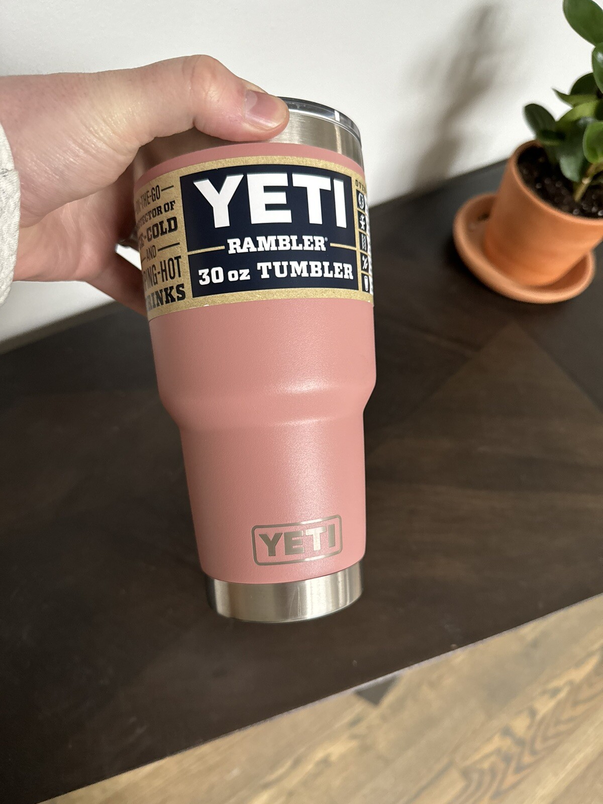 Yeti Sandstone Pink Rambler 30 oz Tumblers - Brand New! Rare Hard To ...