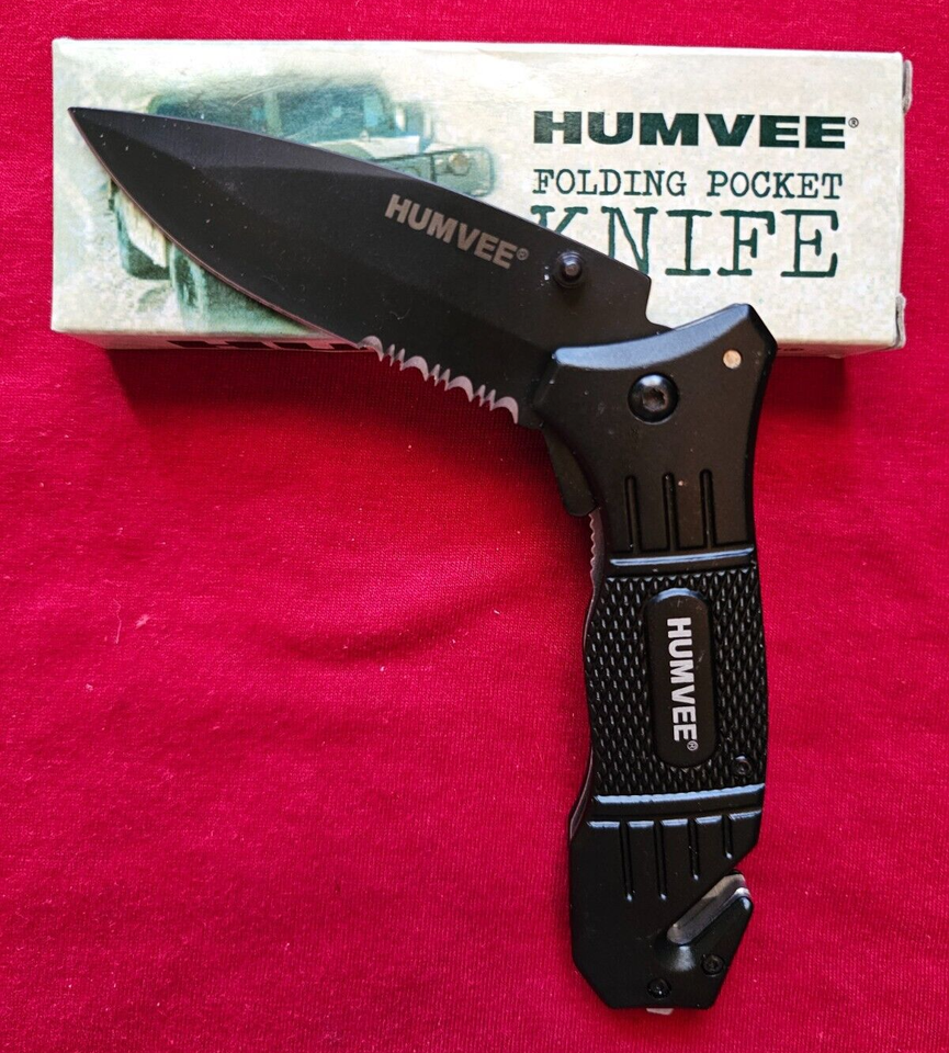 Humvee Rescue HMV-KRS-02 Folding Pocket Knife NIB | eBay
